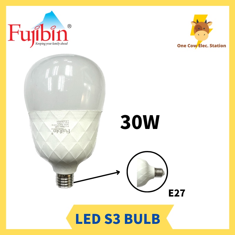 FUJIBIN S3-SERIES T80 LED 30W #Bulb #E27 (Daylight) | Shopee Malaysia