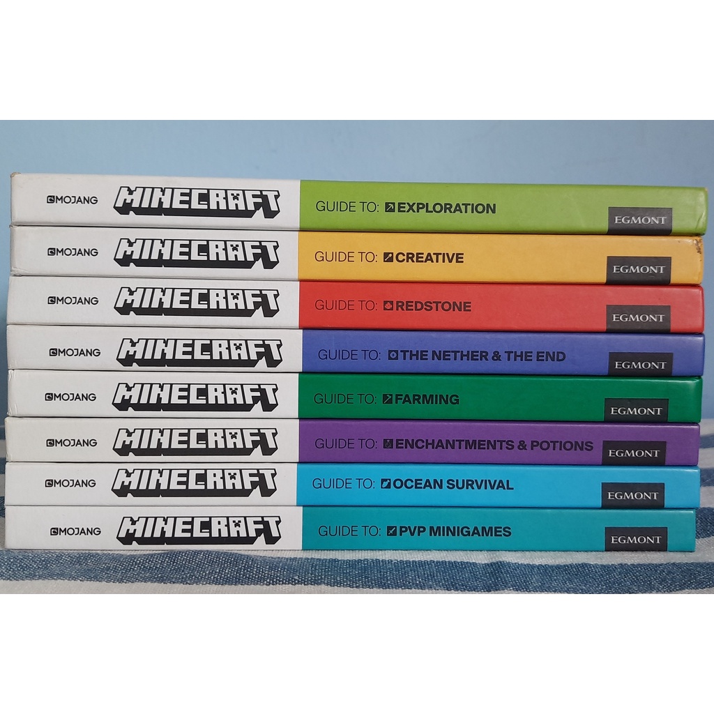 (English Preloved Book) Minecraft: Guide Collection 8 Books Set by ...