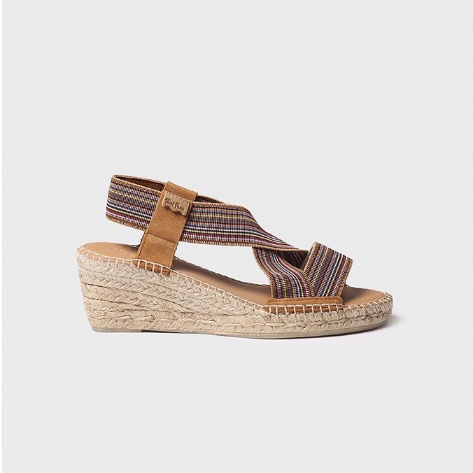 URBAN LABEL | TONI PONS TINA SANDAL TEXTILE TAN | Shopee Malaysia