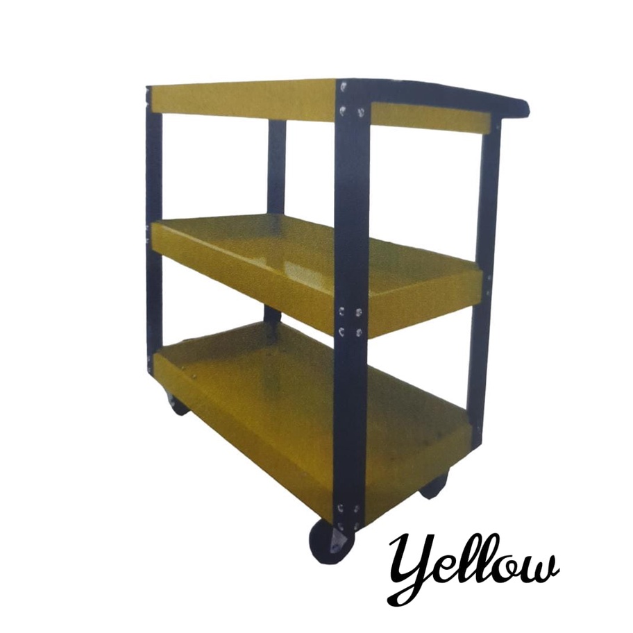 Heavy Duty 3 layers tool trolley Cart load 120KG/Bengkel Tools Shelf ...