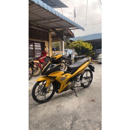 COVERSET Y15 V1/V2 CUSTOM MX KING 2019 KUNING GREY | Shopee Malaysia