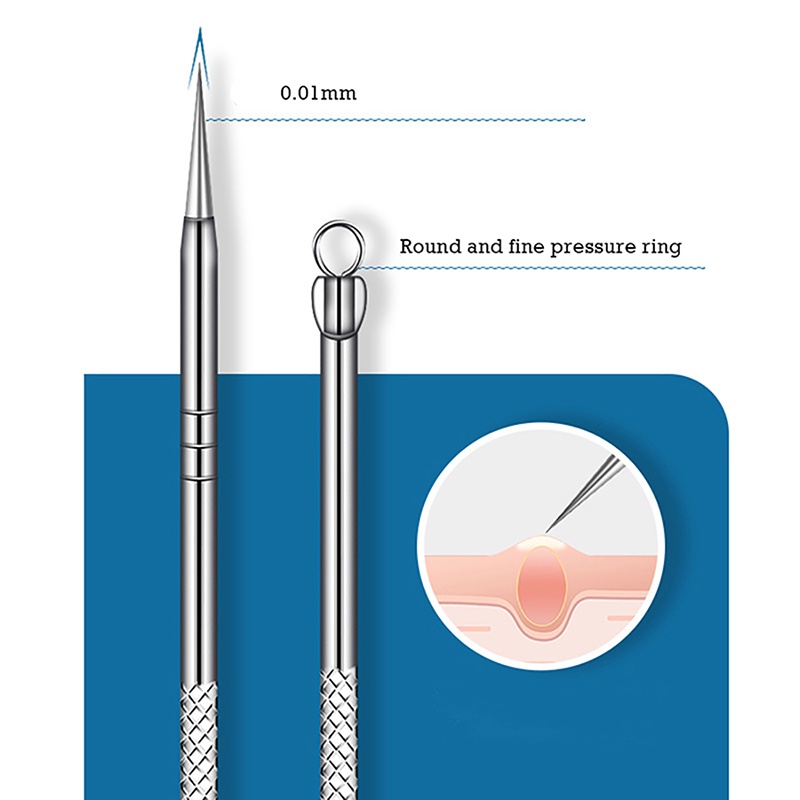 8pcs Blackheads Remover Kit, Blackheads Pimple Extractor Tool Acne ...