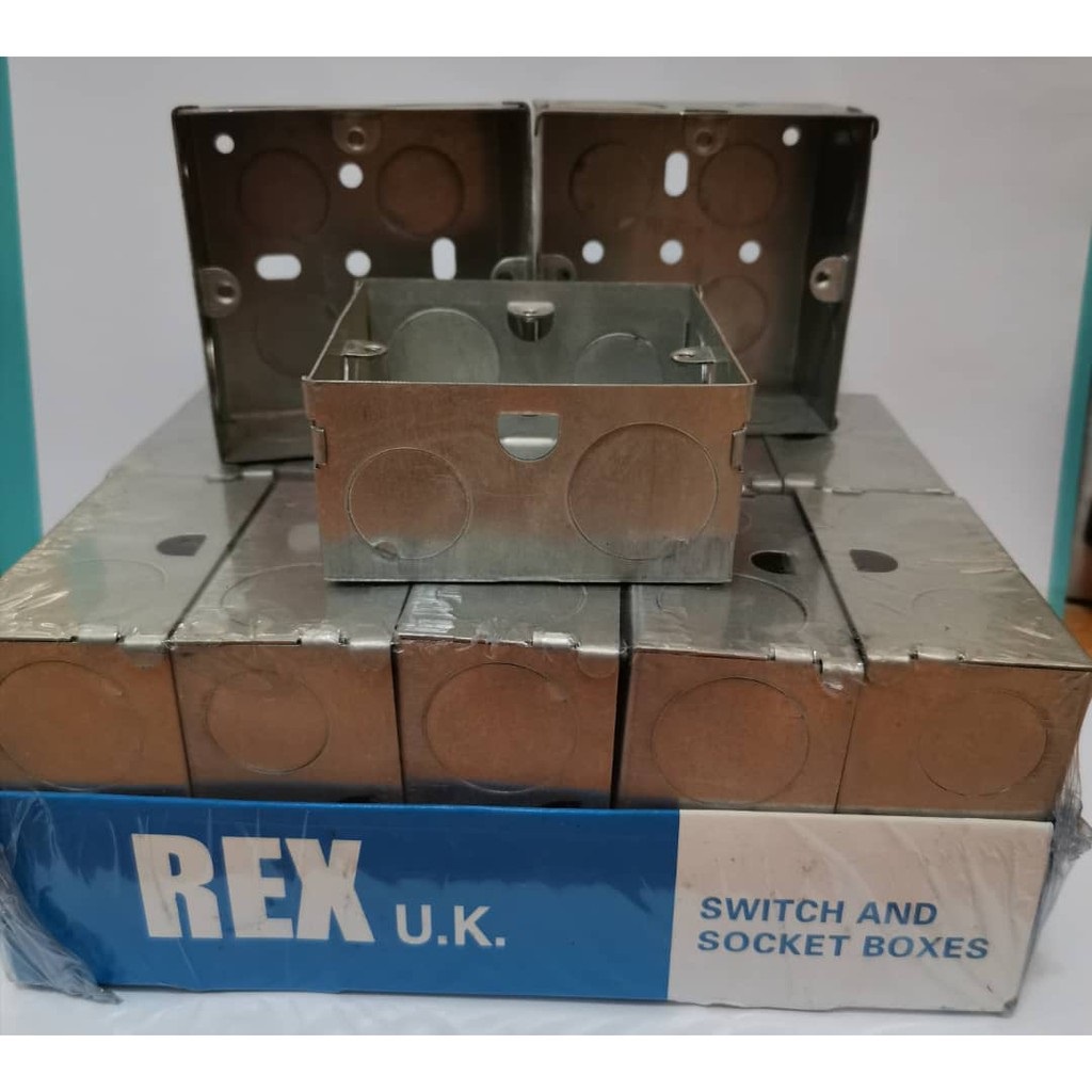 REX 3" x 3" 3" x 7 Metal Conceal Box Switch Box 0.8mm | Shopee Malaysia