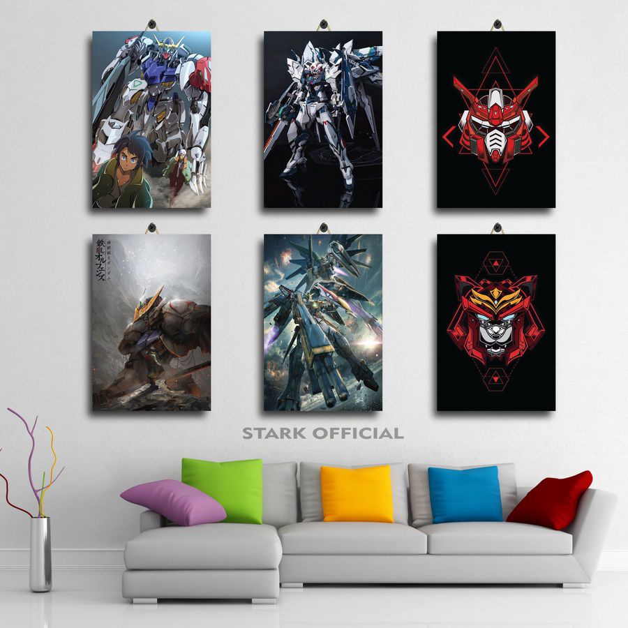 HIASAN DINDING 81-100 AESTHETIC ANIME GUNDAM BARBATOS UNICORN ROOM ...