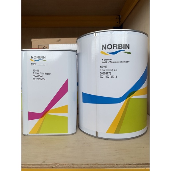 Norbin 55-45 2k Primer Filler & 75-45 2k Primer Hardener | Shopee Malaysia