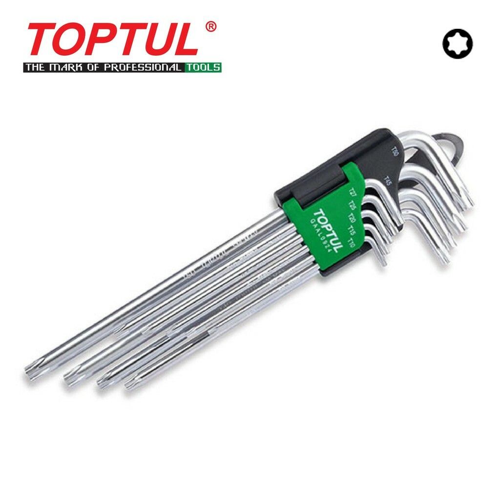 TOPTUL 9pcs Extra Long Type Star Key Wrench Set GAAL0924 | Shopee Malaysia