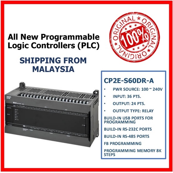 OMRON PLC|CP2E-E20DR-A|E30DR-A|E40DR-A|E60DR-A|S30DR-A|S40DR-A|S30DT-D|N20DT1-D|N30DT1-D|N40DT1 ...