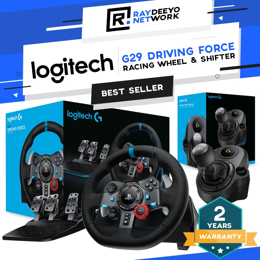 Logitech G29 Racing Wheel [Compatible with PlayStation and PC] | Shopee ...