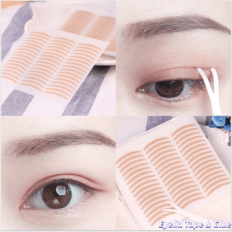 Lace net double eyelids sticker, durable, waterproof, easy to make up ...