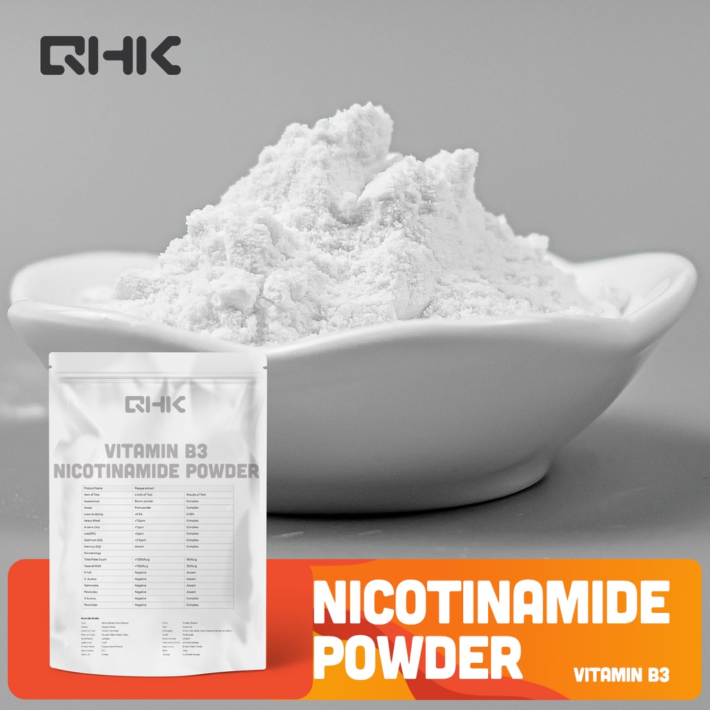 Factory Supply 98% Vitamin B3 Nicotinamide / Niacinamide Powder ...