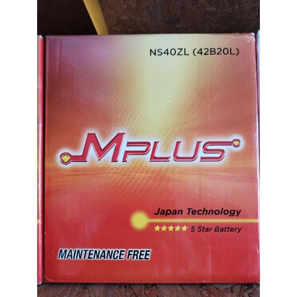 Ns40 Ns40ZL Battery M-PLUS Car battery Myvi Battery alza BATERI Kereta ...