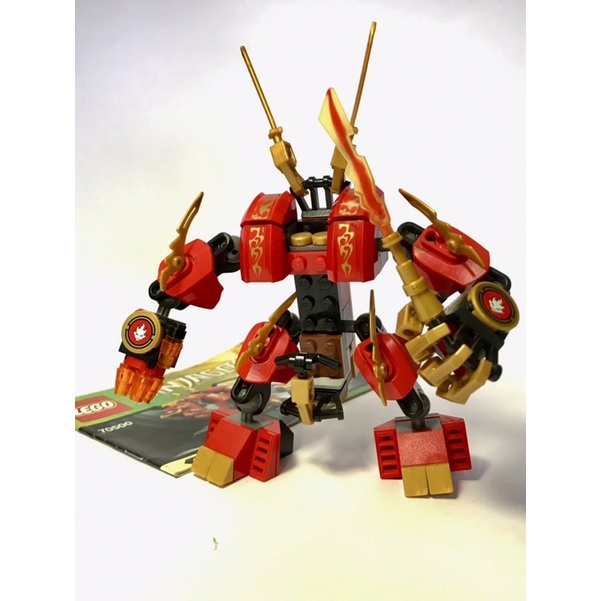 (Open Built) Lego ninjago 70500 : Kai's Fire Mech( No minifirgures ...