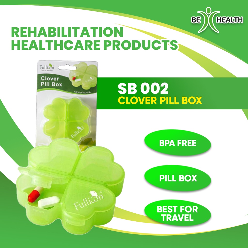 Fullicon Clover Pill Box / Kotak Pil Semanggi ( SB002 ) | Shopee Malaysia