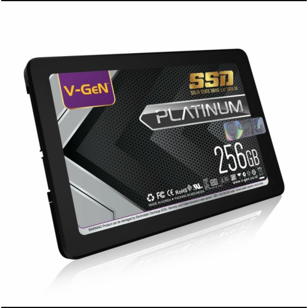 Ssd VGen 256GB Sata 3 V-Gen Platinum Sata III 2.5inch Speed 550Mbps SSD ...