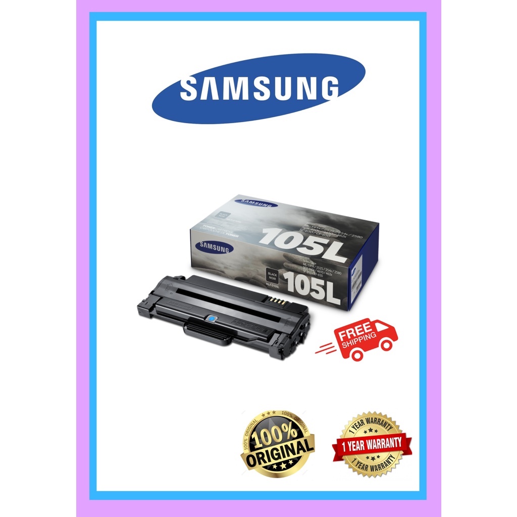 SAMSUNG MLT-D105L/105L BLACK TONER CARTRIDGE (SCX-4600 4610 4623F ML ...
