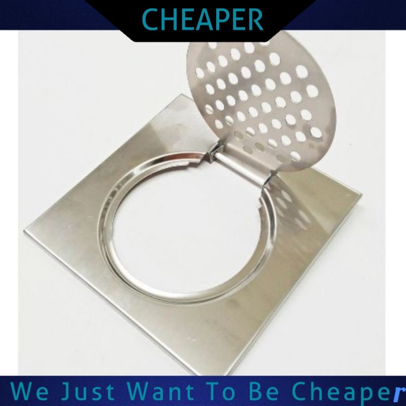 Anti Tikus Masuk Tandas 15x15cm Longkang Stainless Steel Floor Trap ...