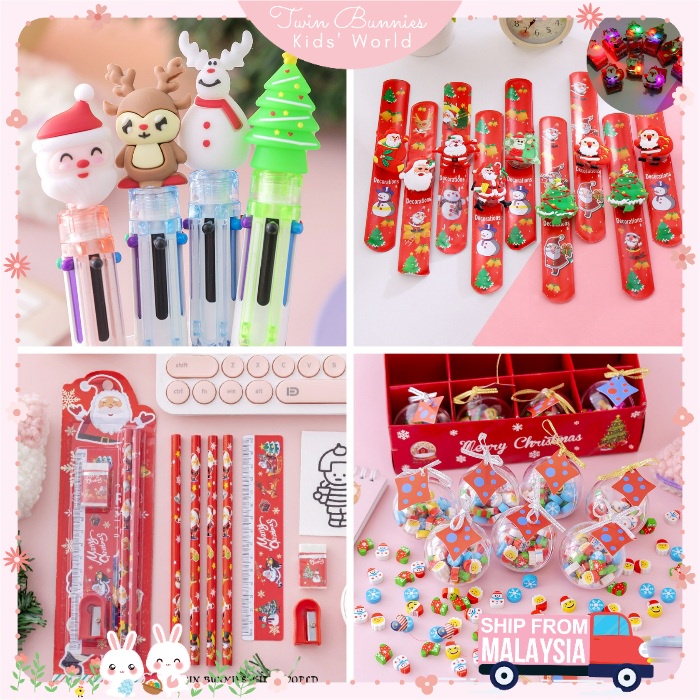 TB Christmas Gift Present Christmas Stationery Pen Eraser DIY EVA ...