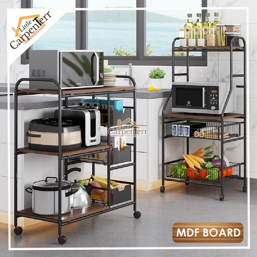 Little Carpenterr Kitchen Drawer Rack Kitchen Organizer Trolley Rack ...