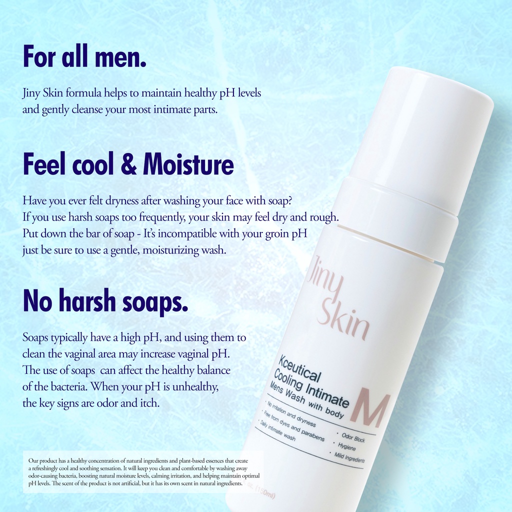 Kceutical Cooling Intimate Mens Wash with Body 150ml (genital, itching ...