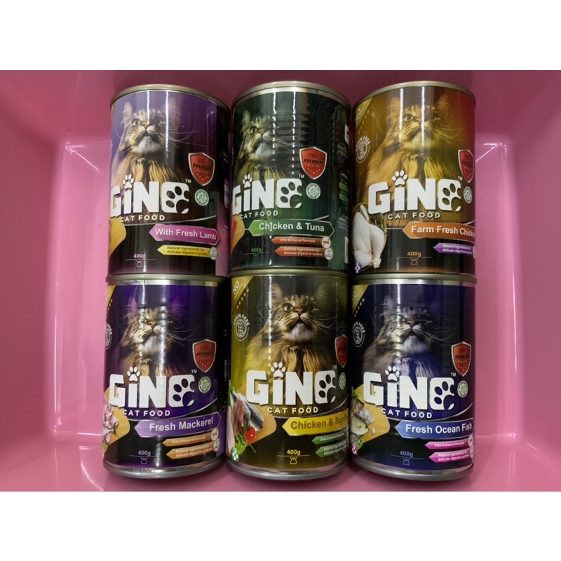 (WETFOOD MURAH) Gino Cat Canned Food 400g | Shopee Malaysia