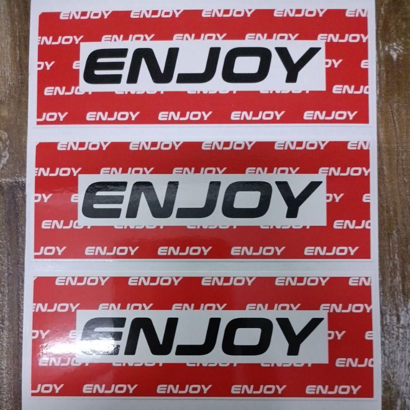 Sticker Enjoy (Aladdin Pro) | Shopee Malaysia