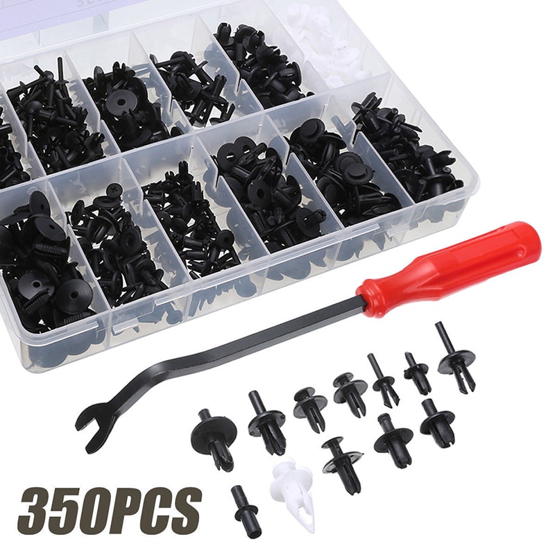 Universal Car rivet Bolts Car Push Pin Fasteners Clip 350pcs/automotive ...