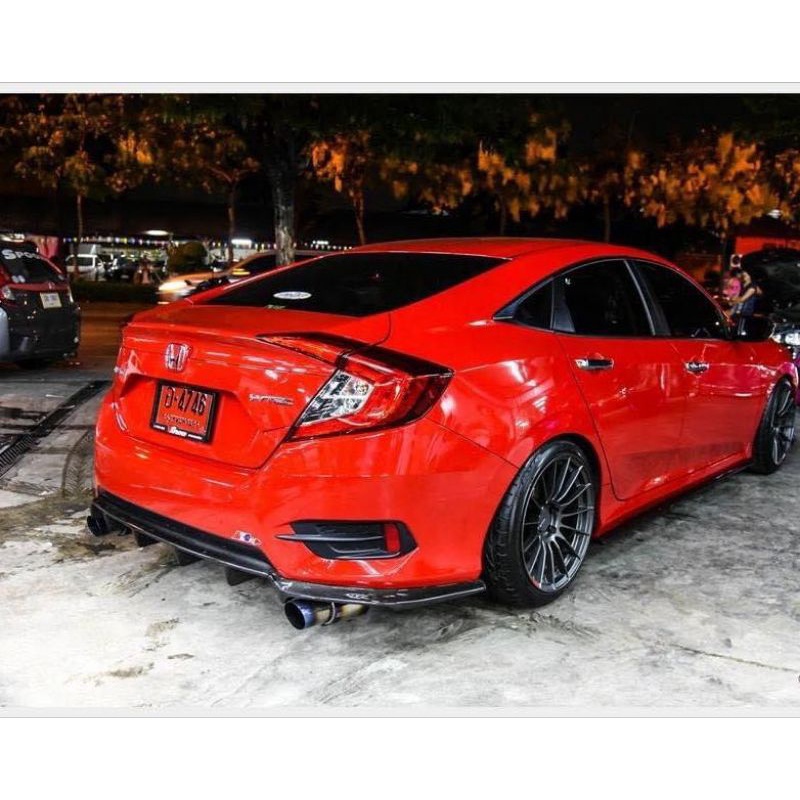 Honda Civic FC PP Rear Lips Lip,Rear diffuser AZC Original Thailand ...