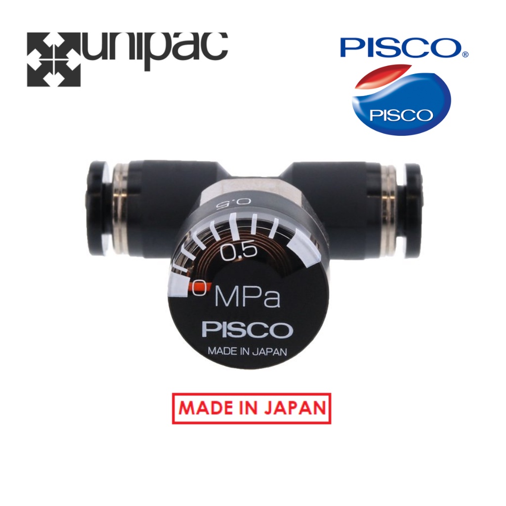 Pneumatic Fitting Pisco Pressure Gauge Union Type GPU4-4 | Shopee Malaysia