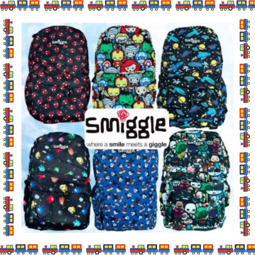 Travel bag shoulder bag cartoon bag backpack bag smiggle sekolah beg ...