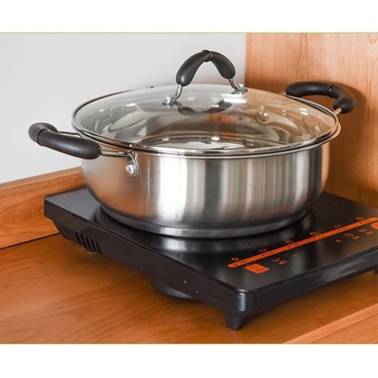 High Quality Stainless Steel Soup Steamboat Pot 无隔火锅 | Shopee Malaysia