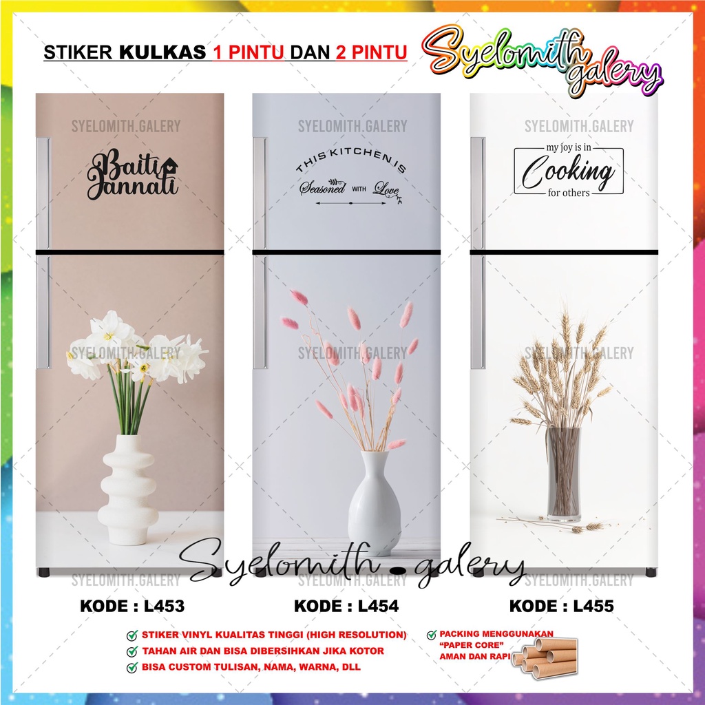 1 DOOR AND 2 DOOR REFRIGERATOR WALLPAPER - 1 DOOR REFRIGERATOR STICKER ...