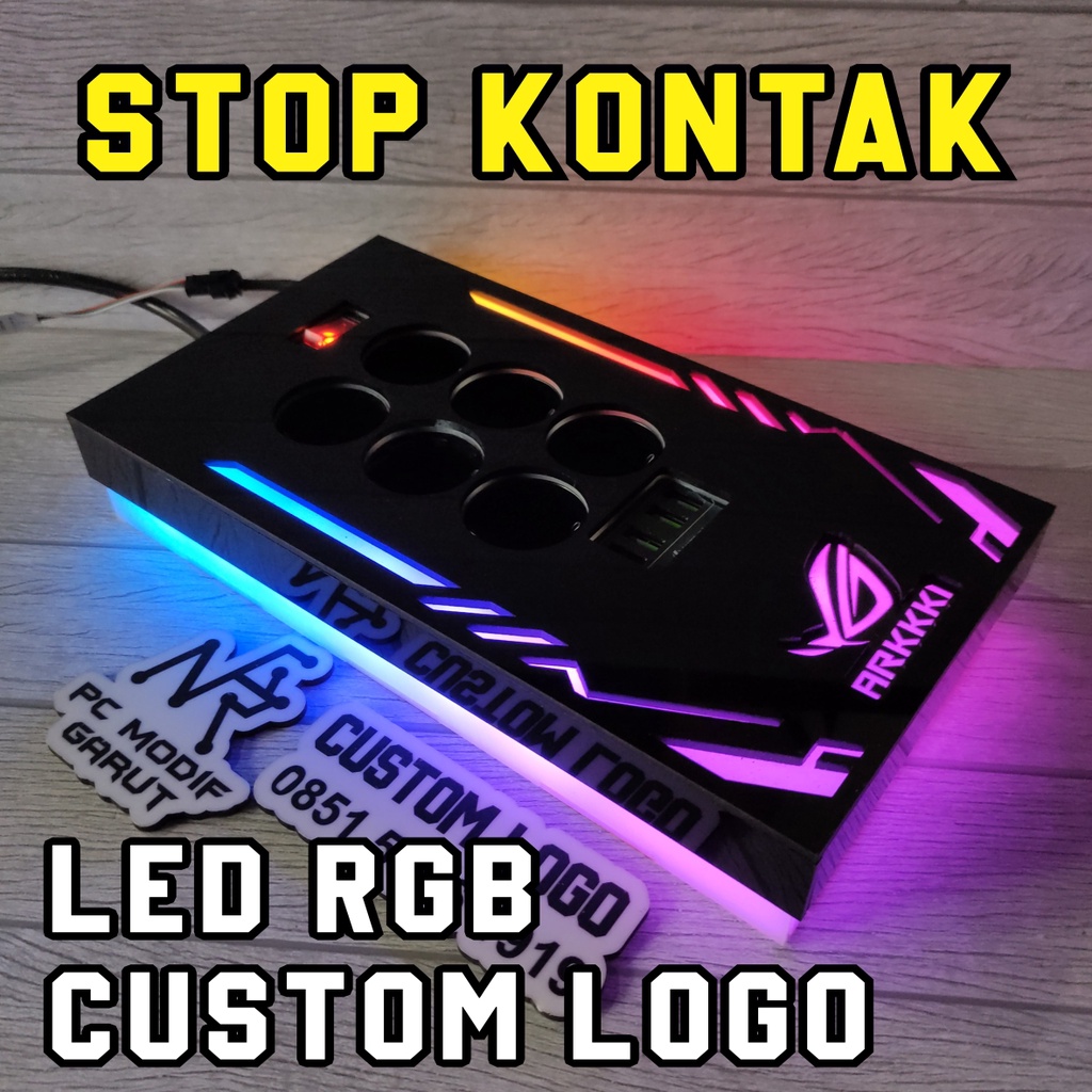 Custom LOGO RGB LED ELECTRIC CONNECTION CONTACT STOP | Shopee Malaysia