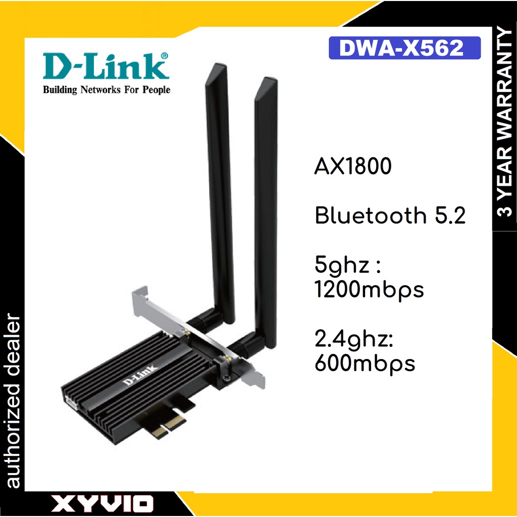 D-LINK DWA-X1850 AX1800 / DWA-582 AC1200 / DWA-X582(E) AX3000 / DWA ...