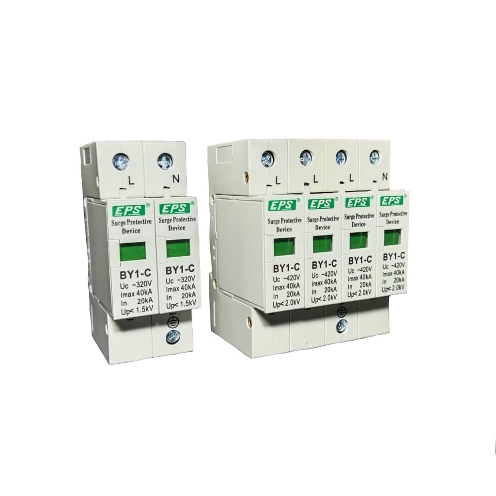 EPS 1POLE 3POLE + N 40KA VOLTAGE SURGE PROTECTOR / SURGE PROTECTIVE ...