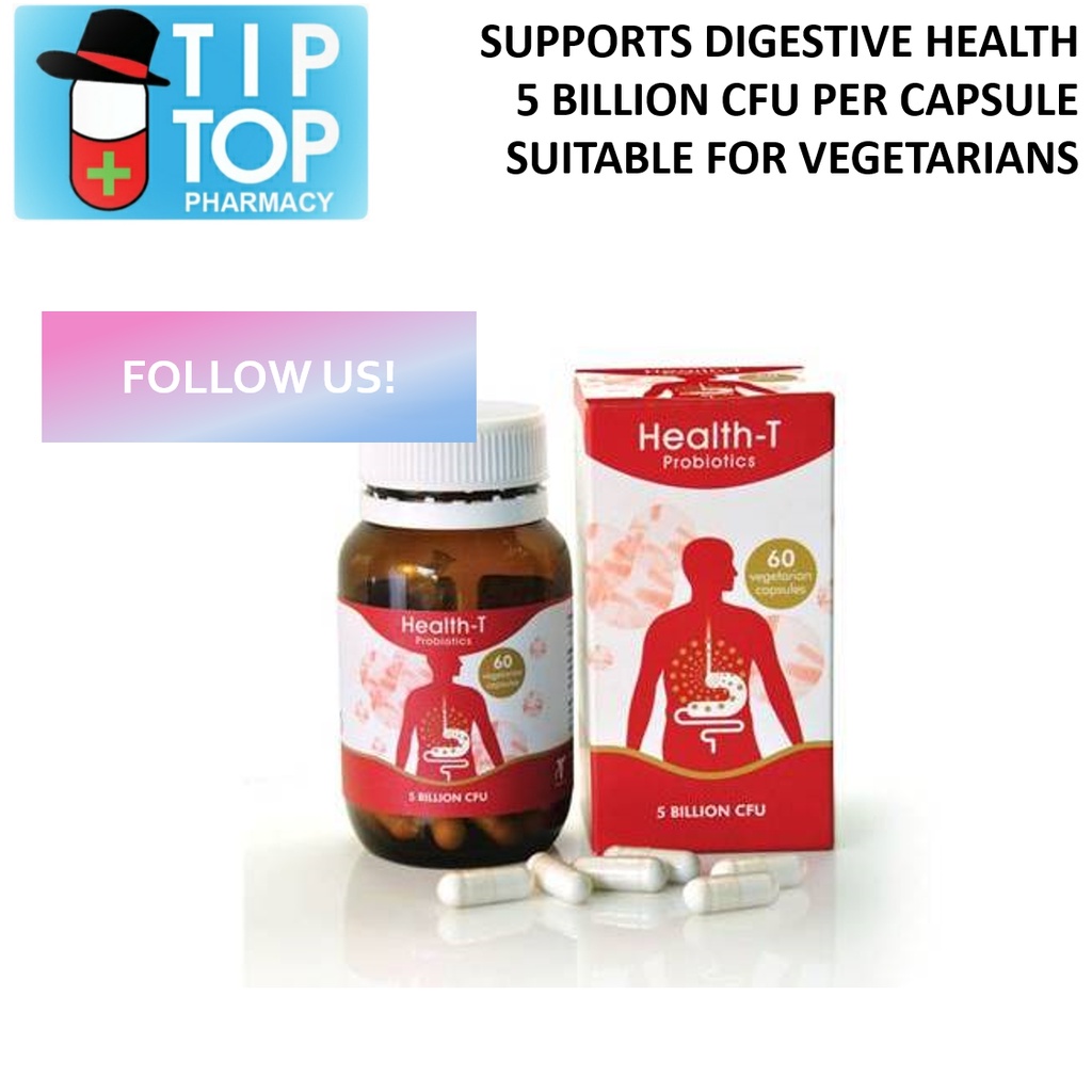 Health-T Probiotics 5 Billion CFU 60's vegetable capsules ( for ...