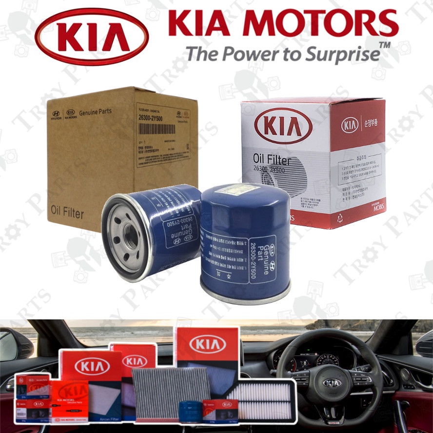 Original Hyundai & Kia Oil Filter 26300-2Y500 for Most Models (Please ...