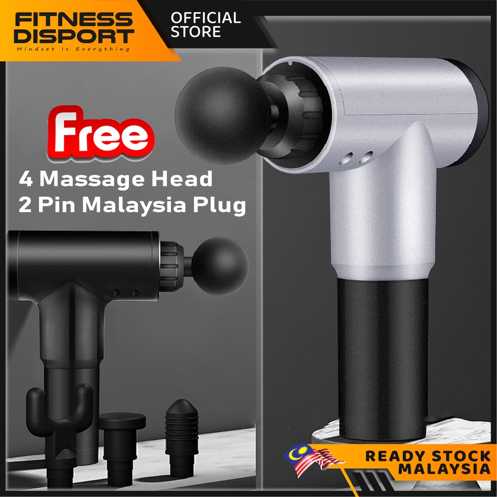 Fitness Electric Massage Gun Body Muscle Relaxing Pain Relief Fascial ...
