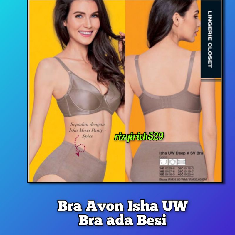 Bra Avon Isha UW bra ada besi | Shopee Malaysia