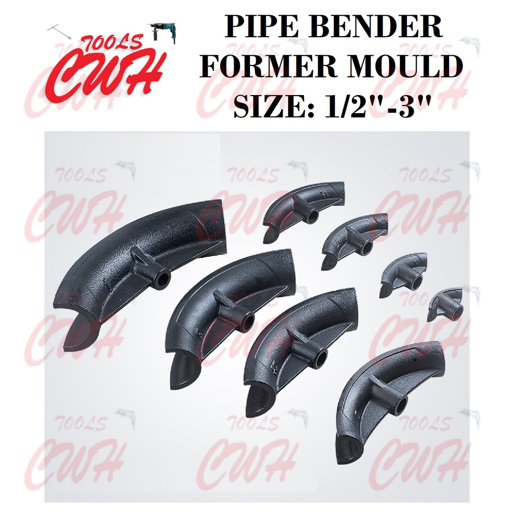 1/2" TO 3" SWG MANUAL HYDRAULIC PIPE TUBE BENDER FORMER MOULD FITTING ...