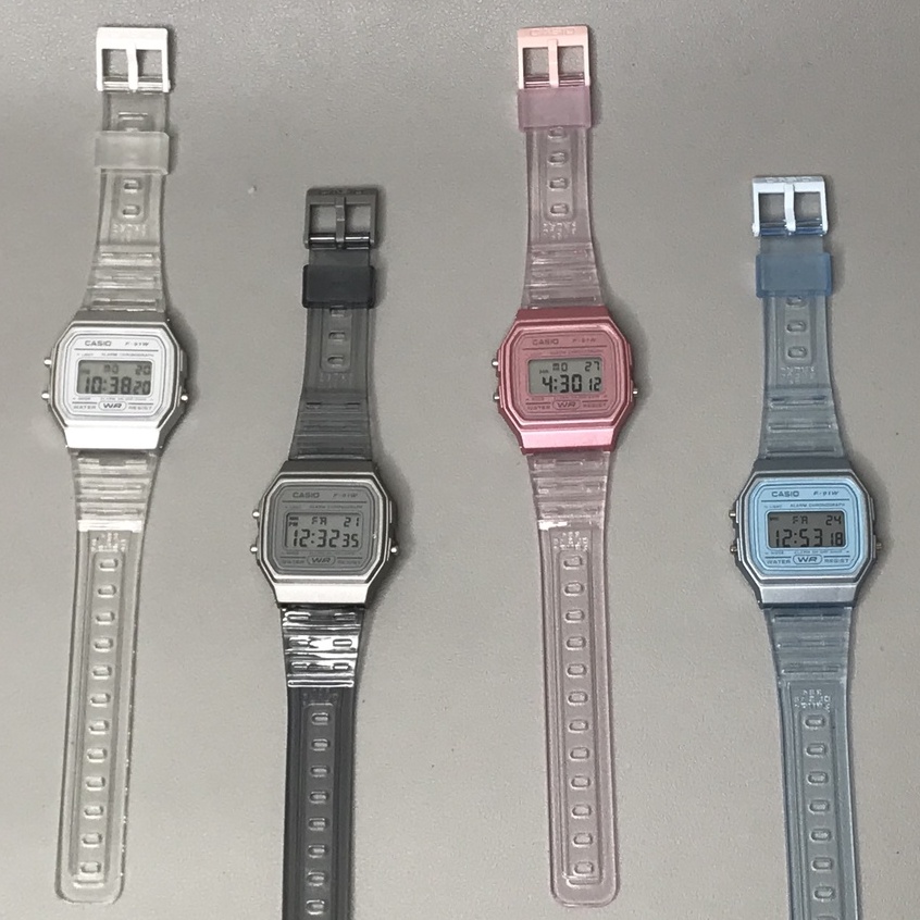 F91W Kids Student's Watch F-91WS-2DF / F-91WS-4DF / F-91WS-7DF / F-91WS-8DF Digital Sports Watch ...