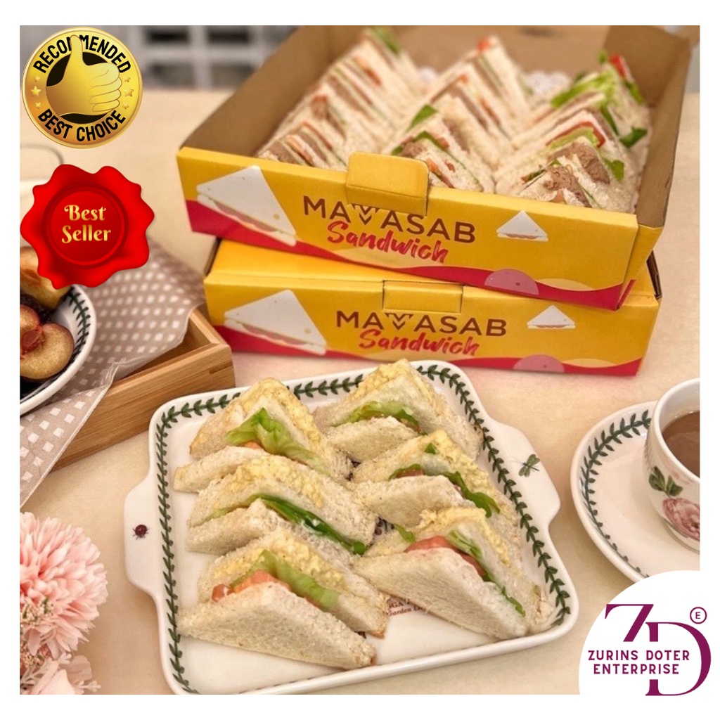 [Chat Seller dahulu] Sandwich Tuna Mamasab Box | Sandwich Telur Mamasab ...