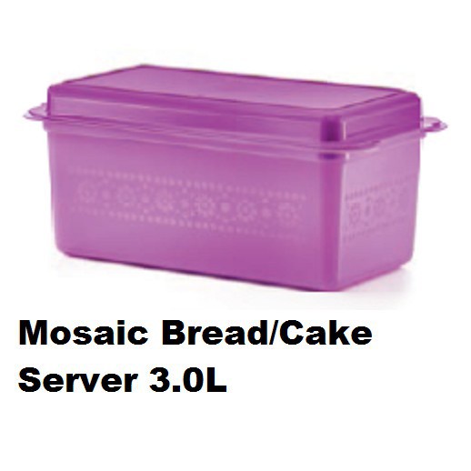 Tupperware Mosaic Bread Server (1)3.0L | Shopee Malaysia