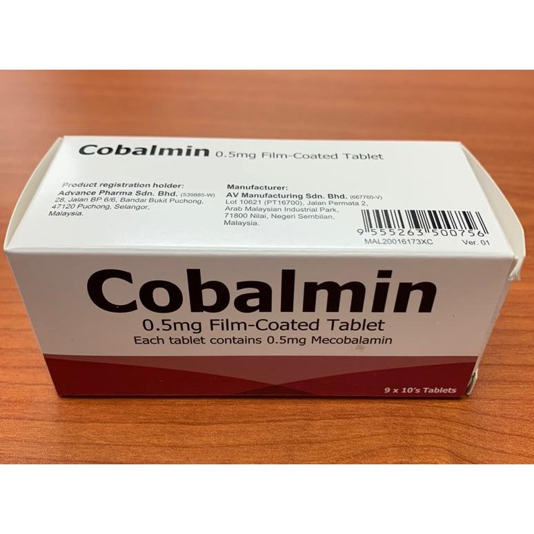 Cobalmin Tablet 10's Strip | Shopee Malaysia