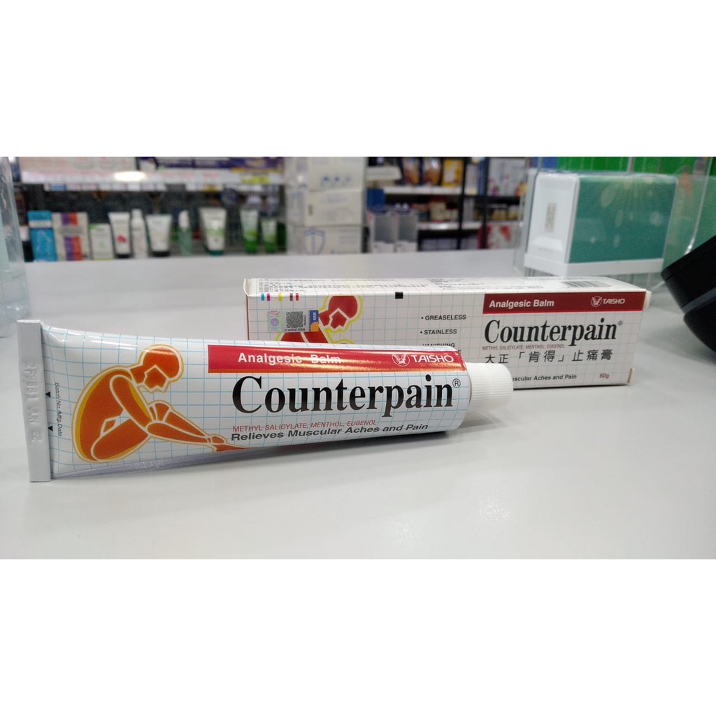 Counterpain Warm Balm Gel Analgesic Ointment 60gram/120gram | Shopee ...