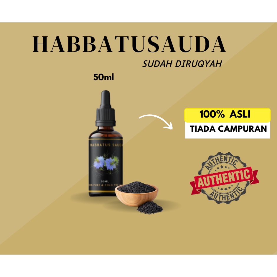 💯% Original Minyak Habbatus Sauda (50ml) | Shopee Malaysia