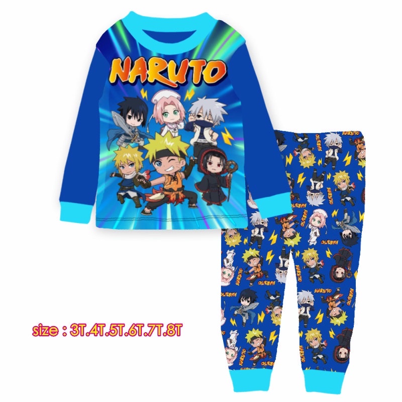 Cuddleme Naruto Pyjamas / Naruto Sleepwear / Naruto Baju Tidur | Shopee ...