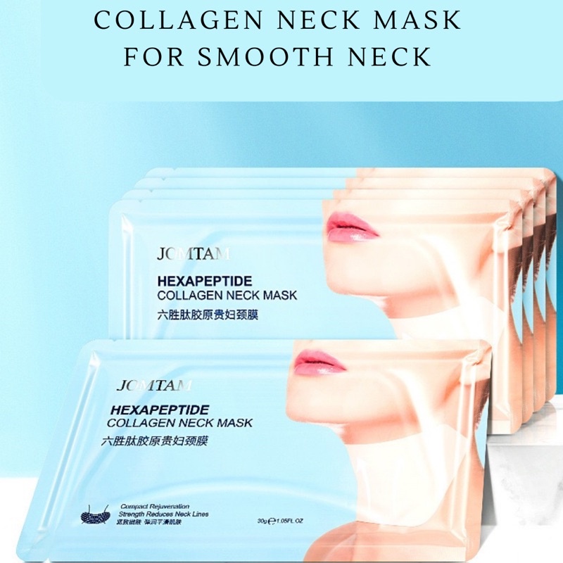 [𝐋𝐨𝐰𝐞𝐬𝐭 𝐆𝐮𝐚𝐫𝐚𝐧𝐭𝐞𝐞] Collagen Neck Mask Firms Neck Skin, appear lifted ...