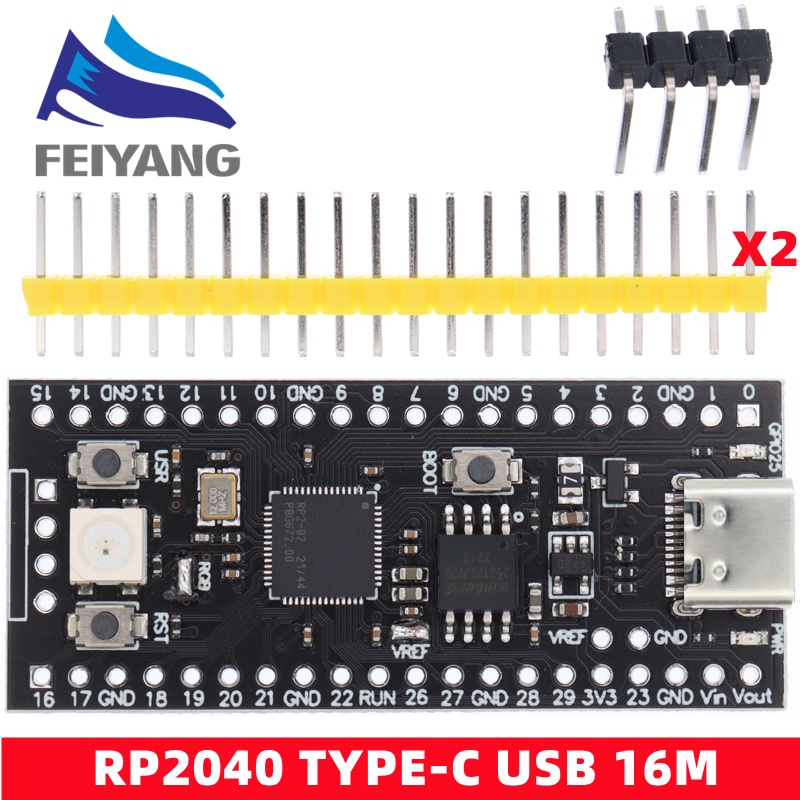 Raspberry Pi Pico Board RP2040 Dual-Core 264KB ARM Low-Power ...