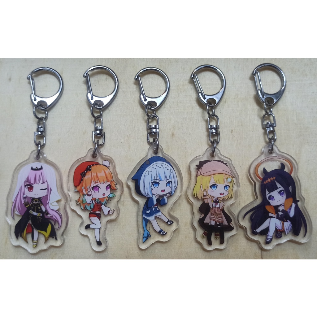 Hololive En 1st Generation Myth Doujin Art Keychain | Shopee Malaysia
