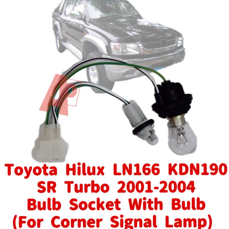 Toyota Hilux SR Turbo LN166 KDN190 Corner Signal Lamp Light Bulb Socket ...